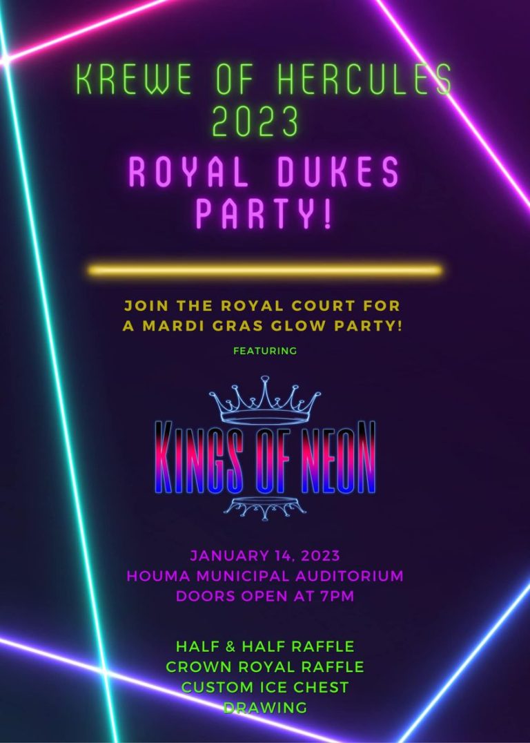 Krewe Of Hercules 2023 Royal Dukes Party | Explore Houma