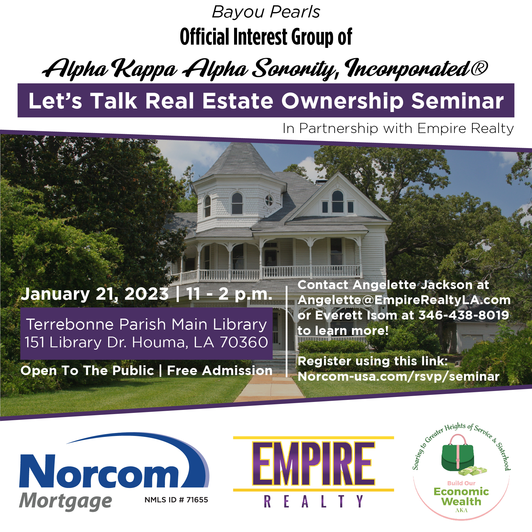 Real Estate Ownership Seminar | Explore Houma