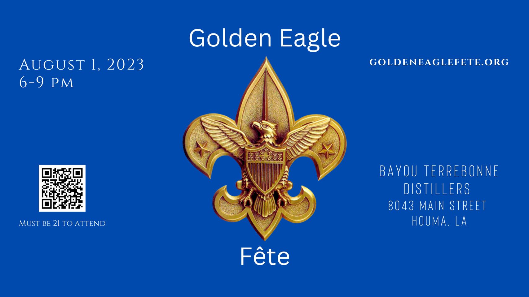 Bayou Golden Eagle Fête @ Bayou Terrebonne Distillers - Explore Houma