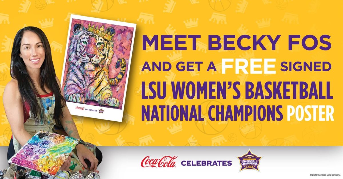 Becky Fos Signing-by LSU & Coca Cola | Visit Houma-Terrebonne, LA