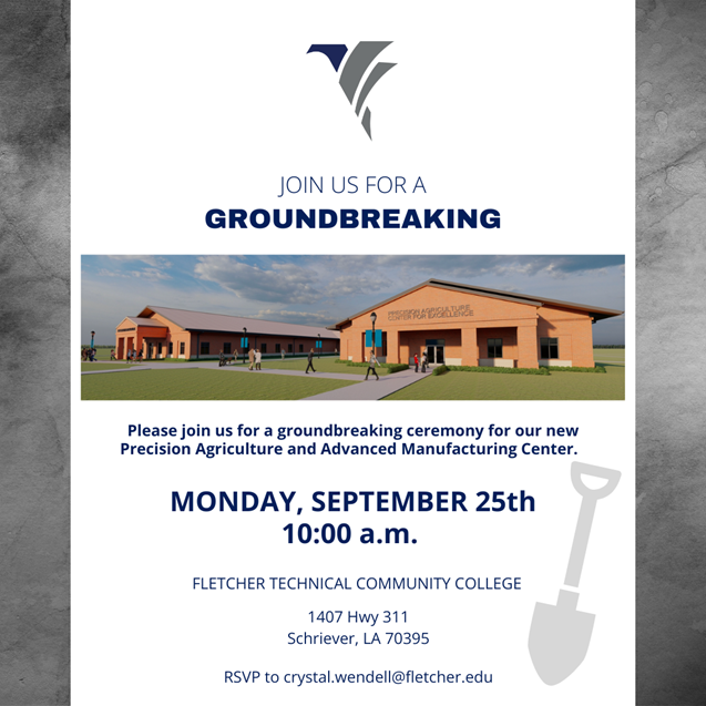 Groundbreaking Ceremony for FTCC New Precision Agriculture and Advanced ...