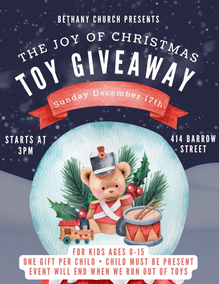 Bethany Church Joy of Christmas Toy Giveaway | Explore Houma