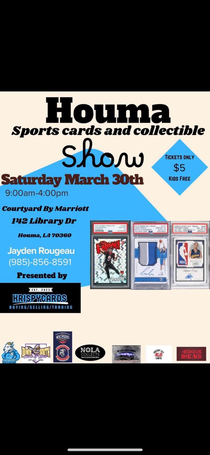 Houma Sports Cards and Collectible Show | Explore Houma
