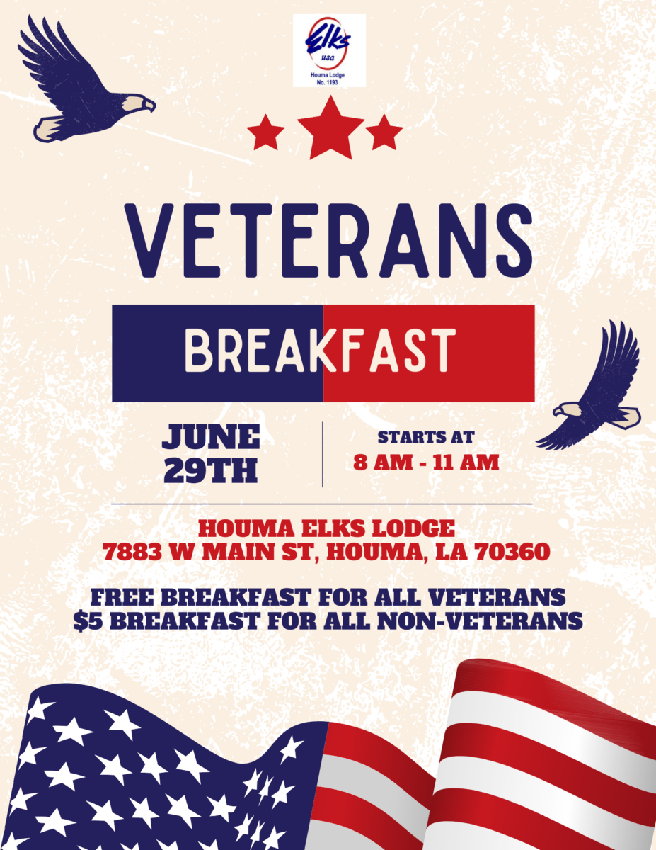2024 June Veterans Breakfast - Explore Houma